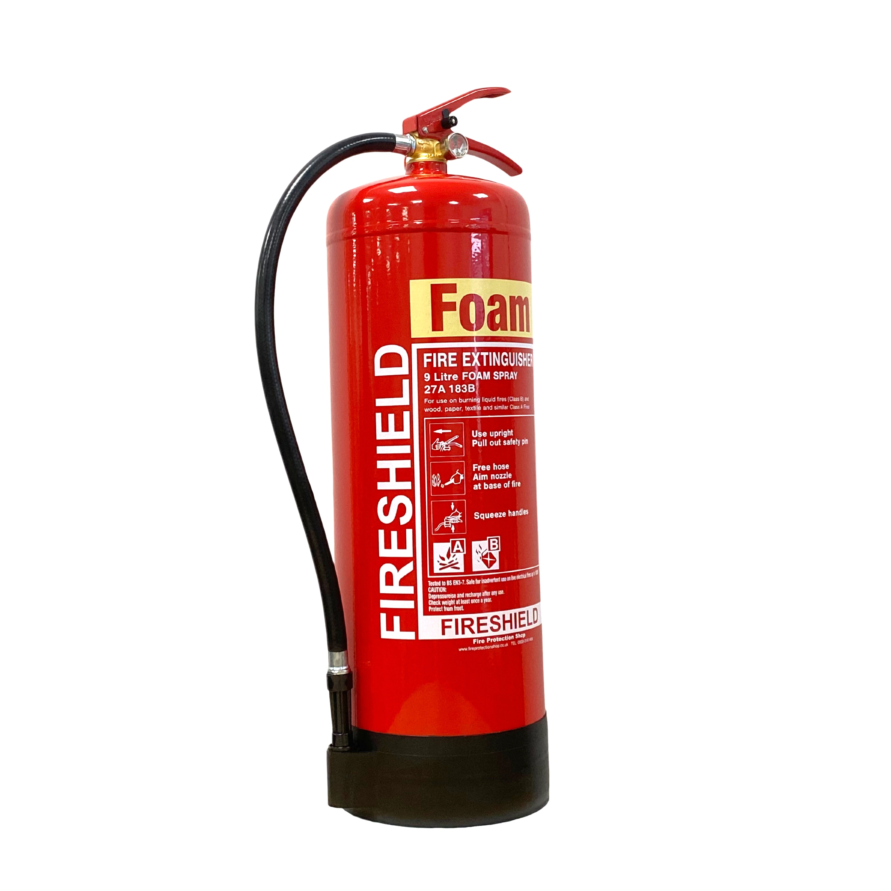 FireShield Foam Fire Extinguisher | 1ltr, 2ltr, 3ltr, 6ltr, 9ltr