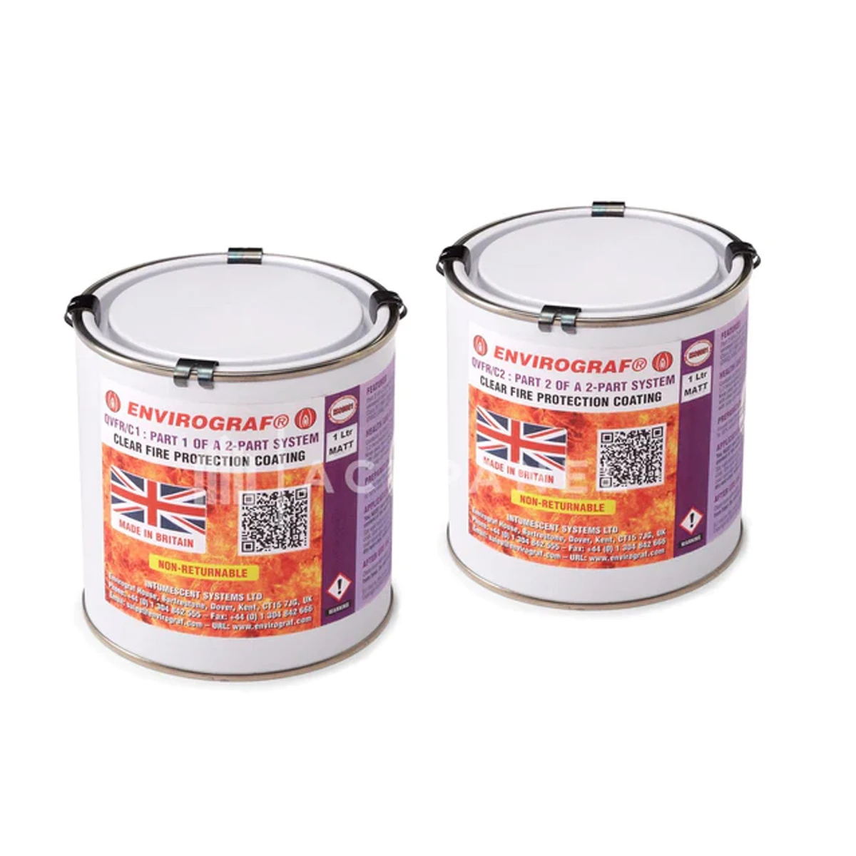 Envirograf QVFR/W White, 2-Part Fire Coating | Shop Now