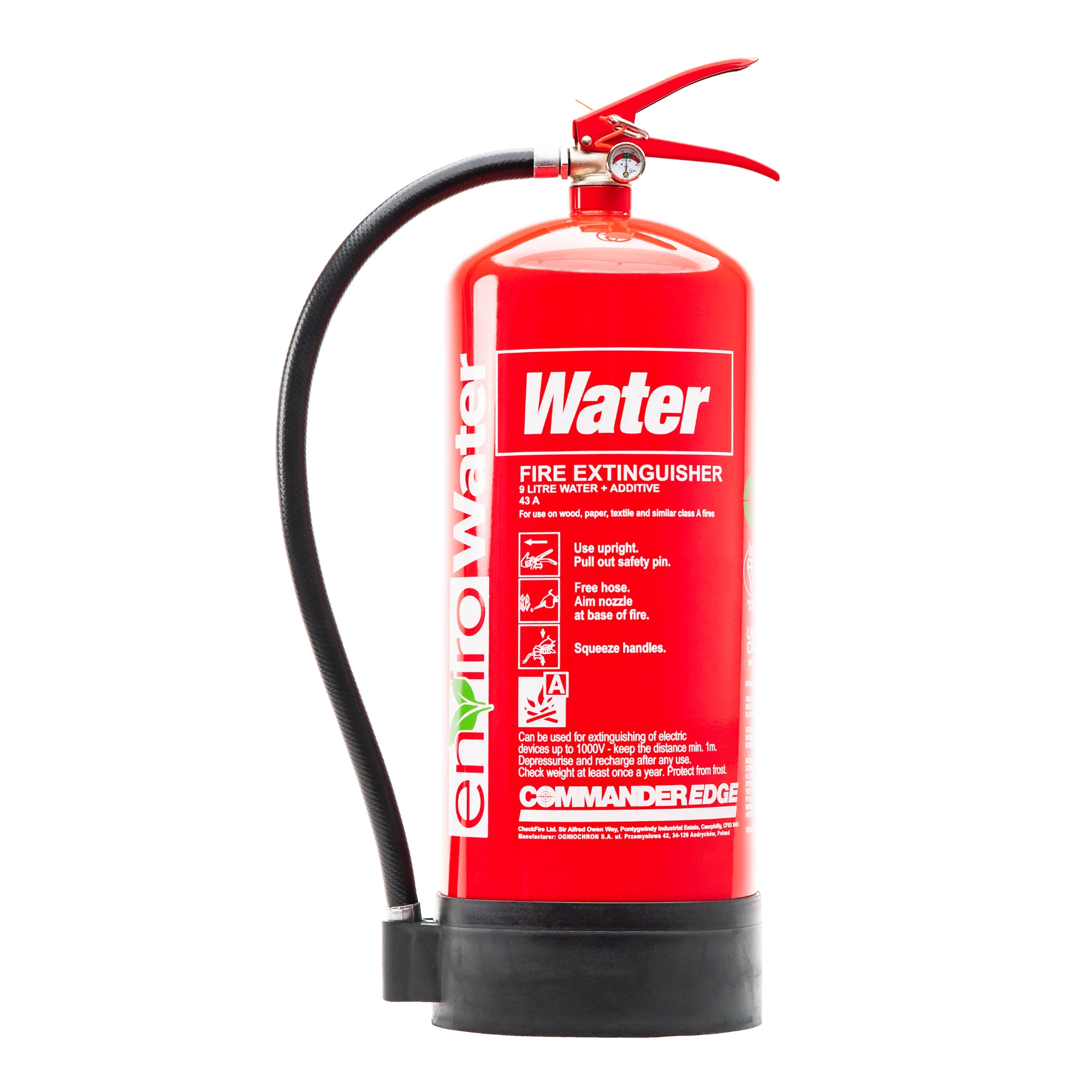 Commander Water Extinguisher | 3ltr, 6ltr, 9ltr - In Stock