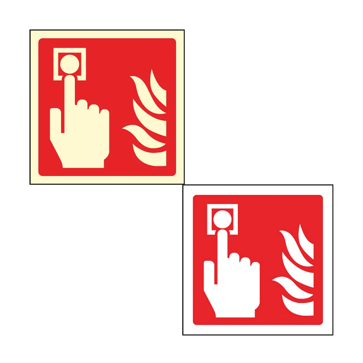 FireShield Fire Alarm Call Point Sign 100x100mm | Shop Now