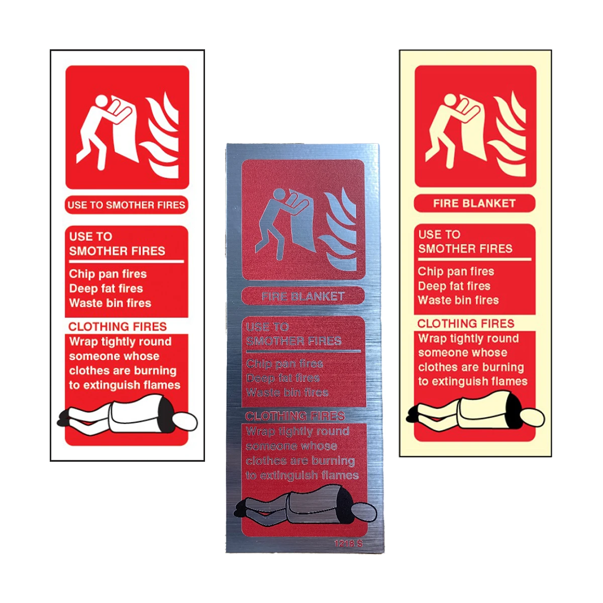 FireShield Portrait Fire Blanket Sign | FPS