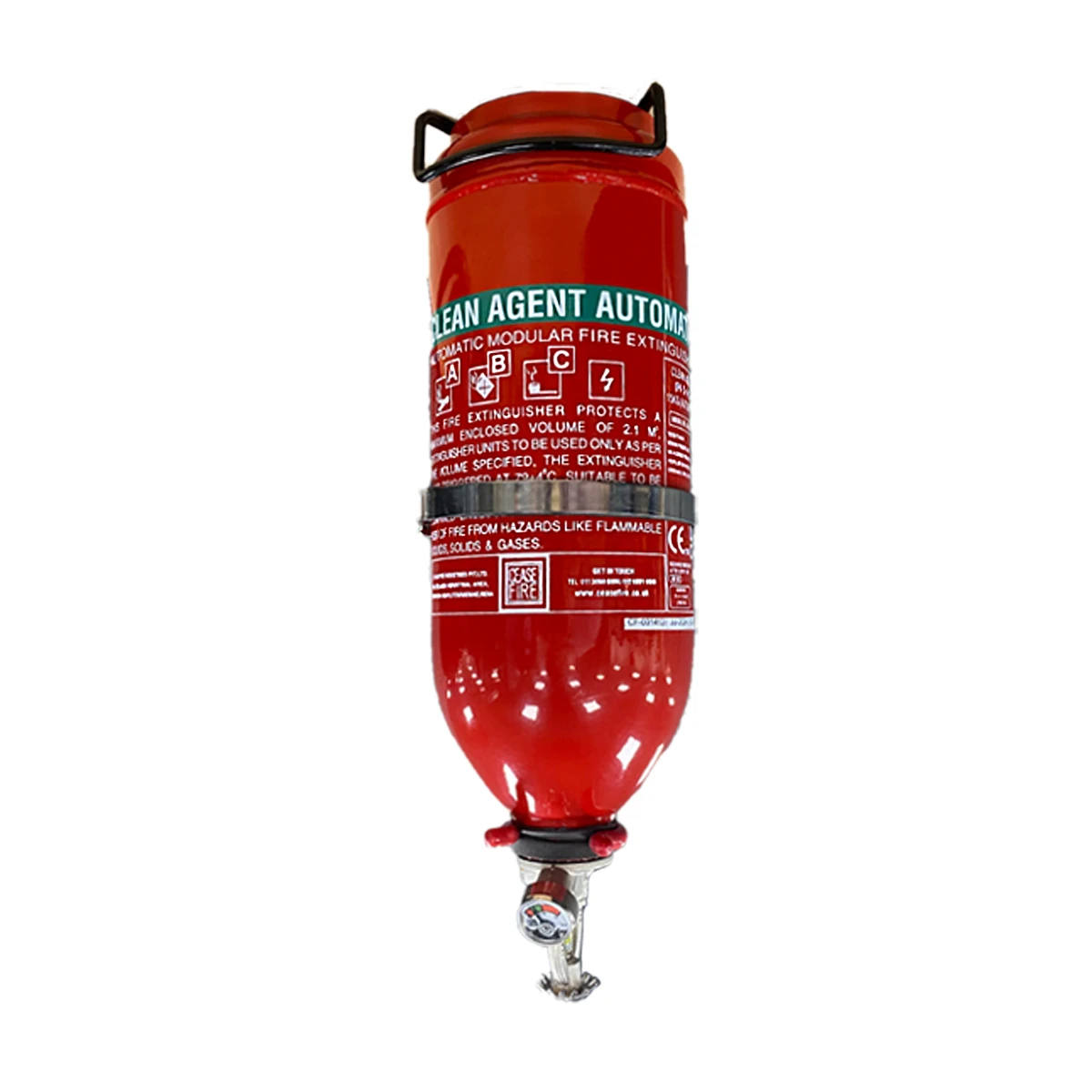 Ceasefire Fluoroketone (FK) Inverted Automatic Fire Extinguisher
