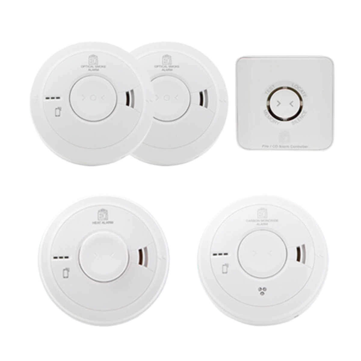 Aico Smoke & Heat Alarm Pack for 2 Storey House - Pack 6 | FPS