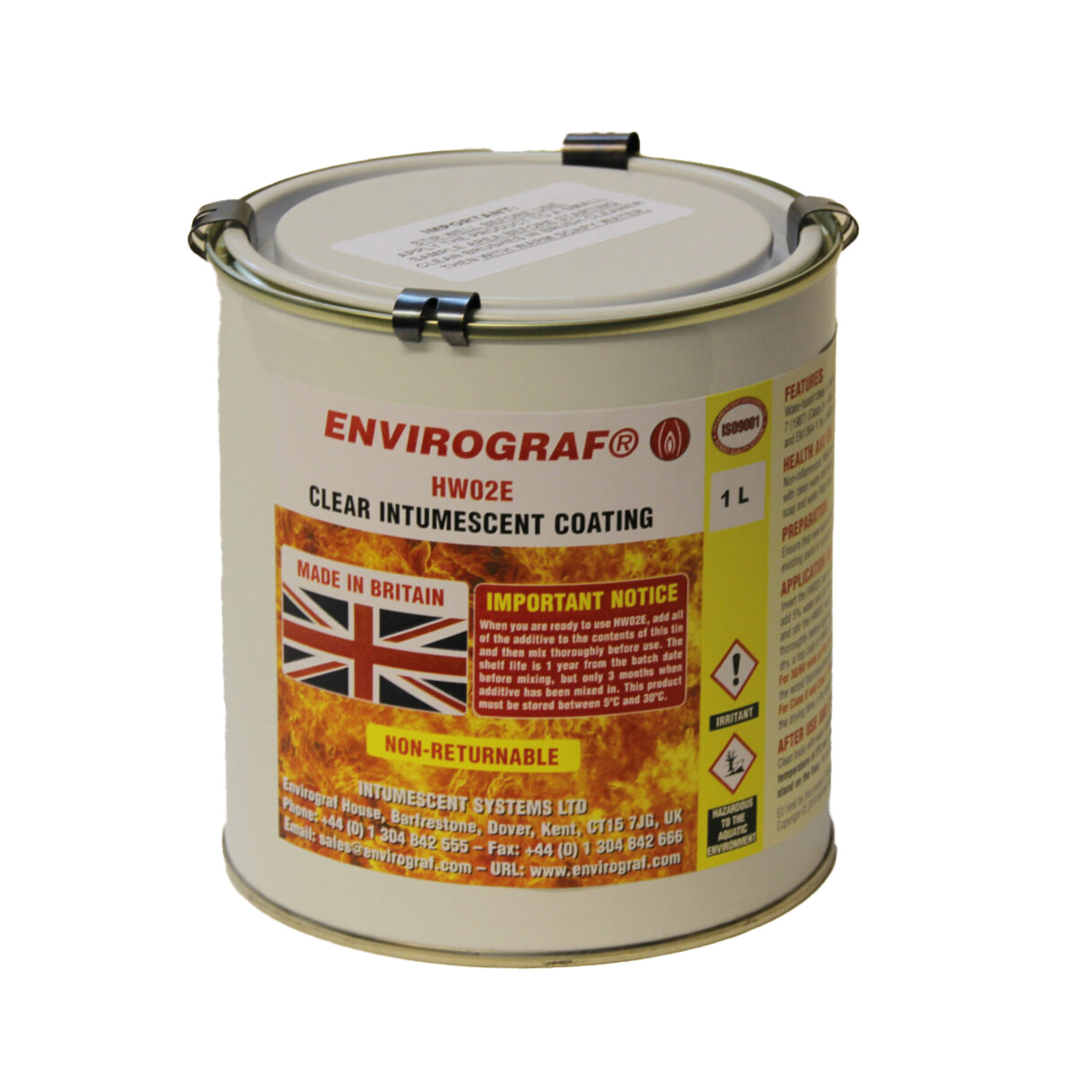 Envirograf High-Density Clear Lacquer - 1ltr | ENV/HS | FPS