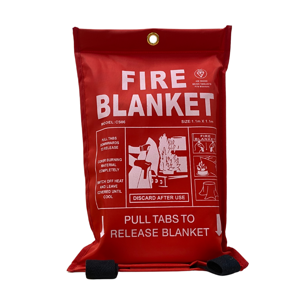 FireShield Fire Blanket (Soft Case) - 1m, 1.2m, 1.8m