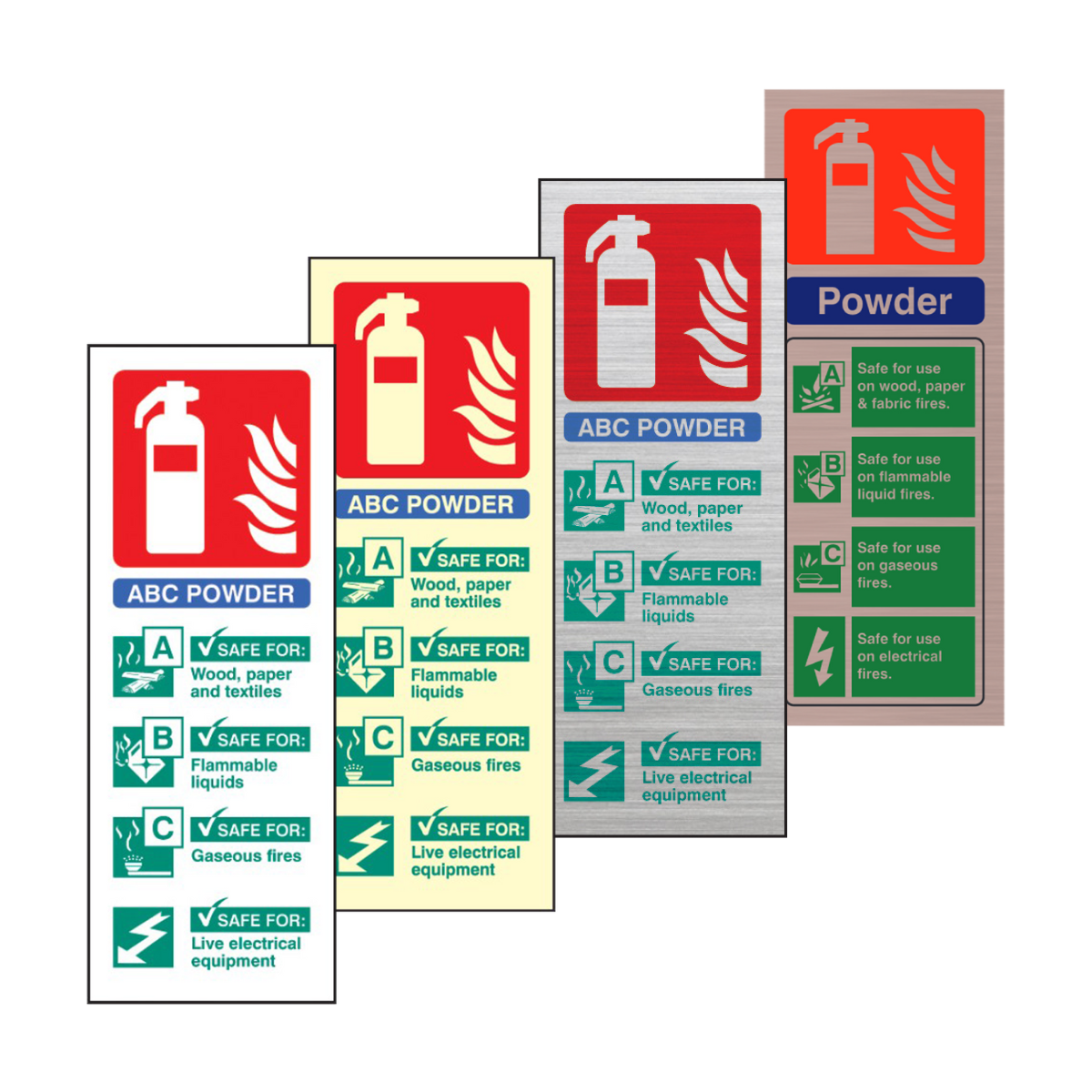 Dry Powder Fire Extinguisher Signs | Fire Protection Shop | Fire ...