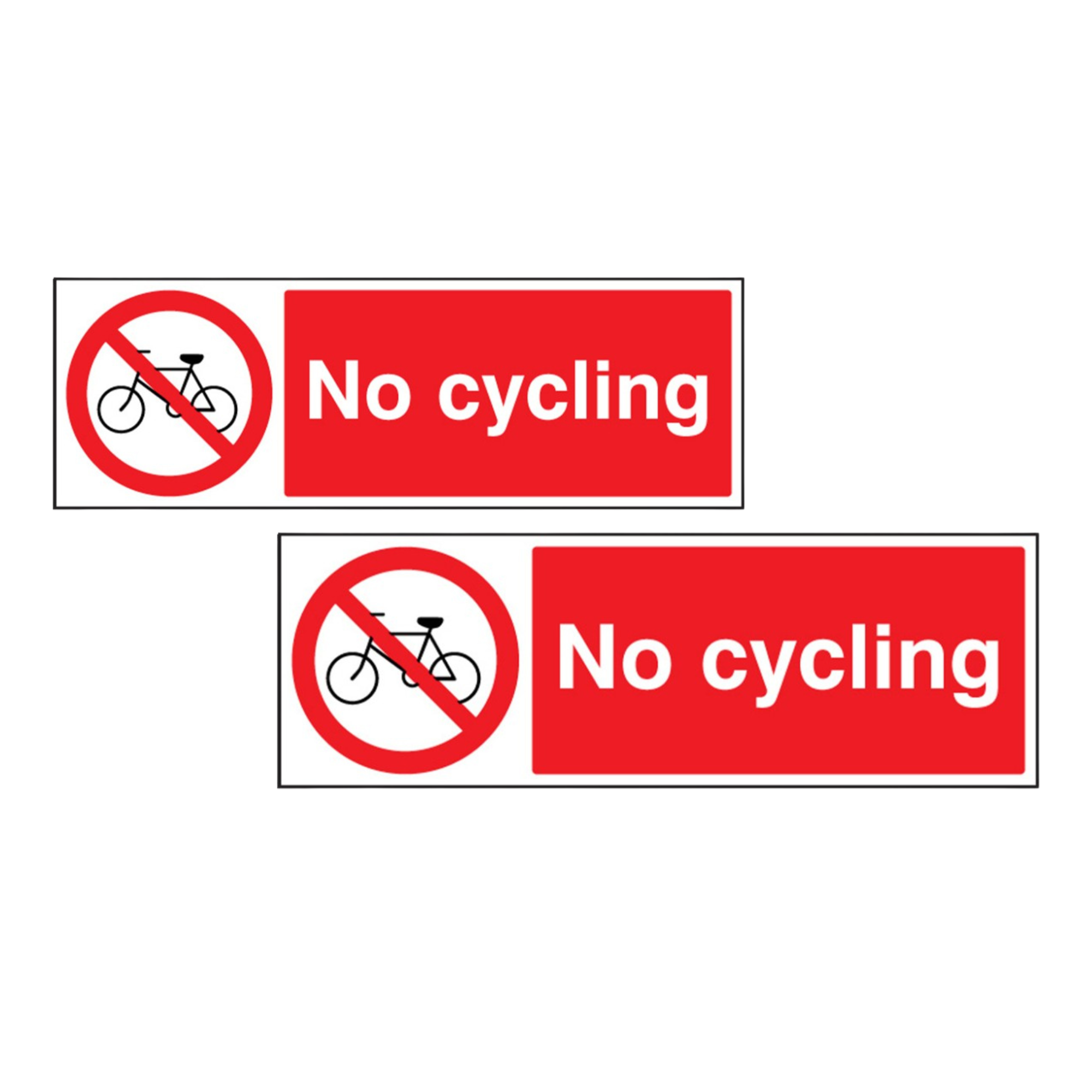 FireShield No Cycling Sign | Fast UK Shipping In Stock