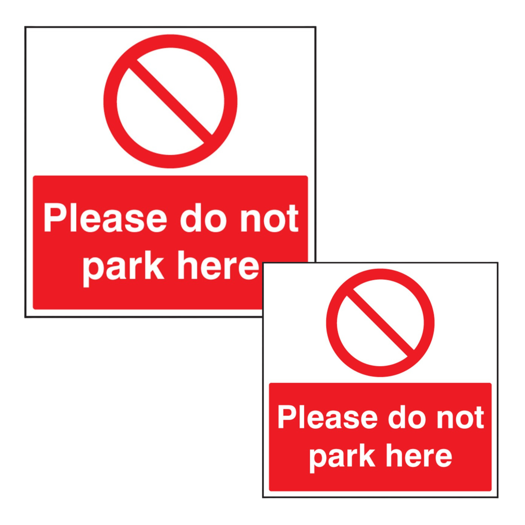 FireShield Please Do Not Park Here Sign | Fast UK Shipping