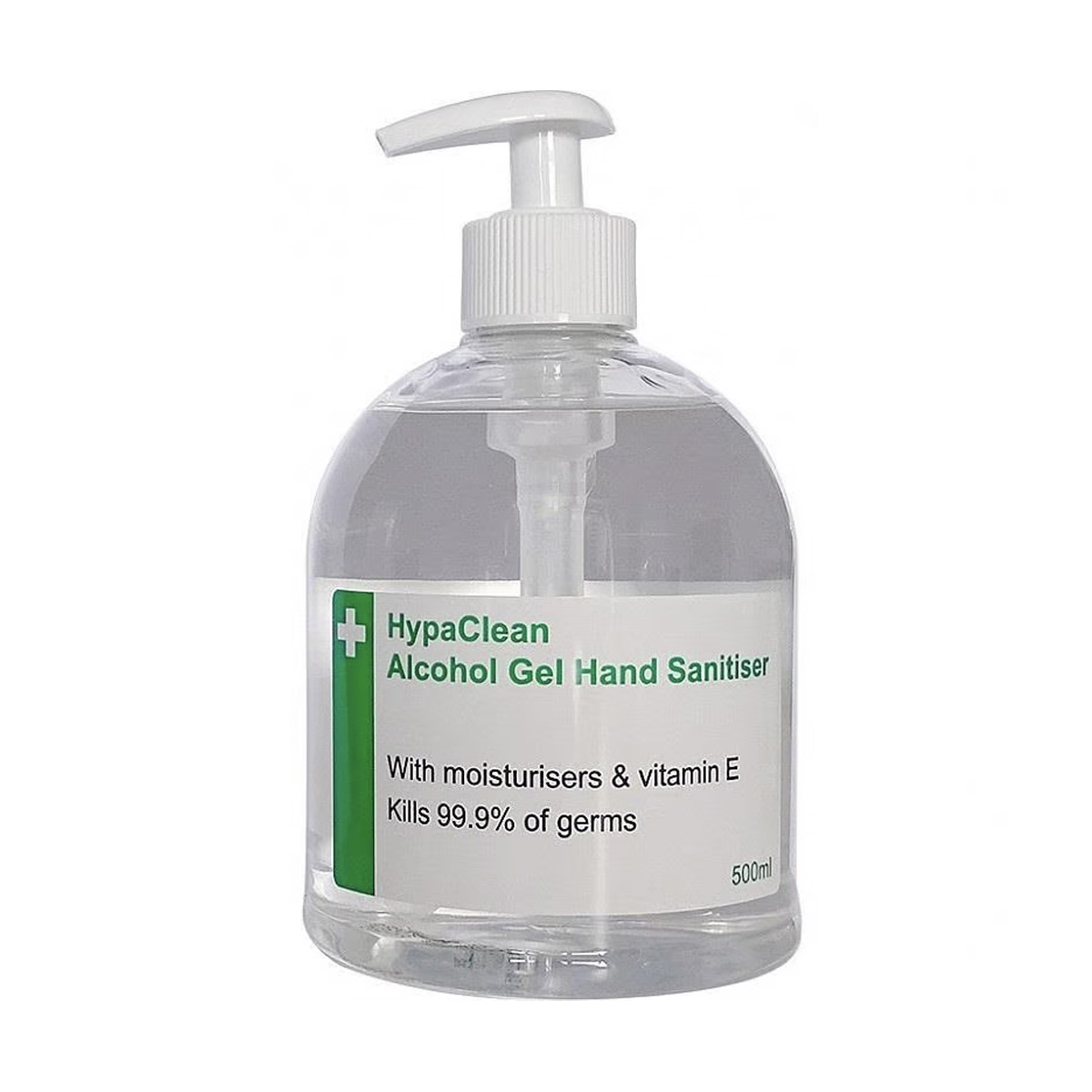 HypaClean 500ml Alcohol Hand Gel Pump Dispenser | In Stock