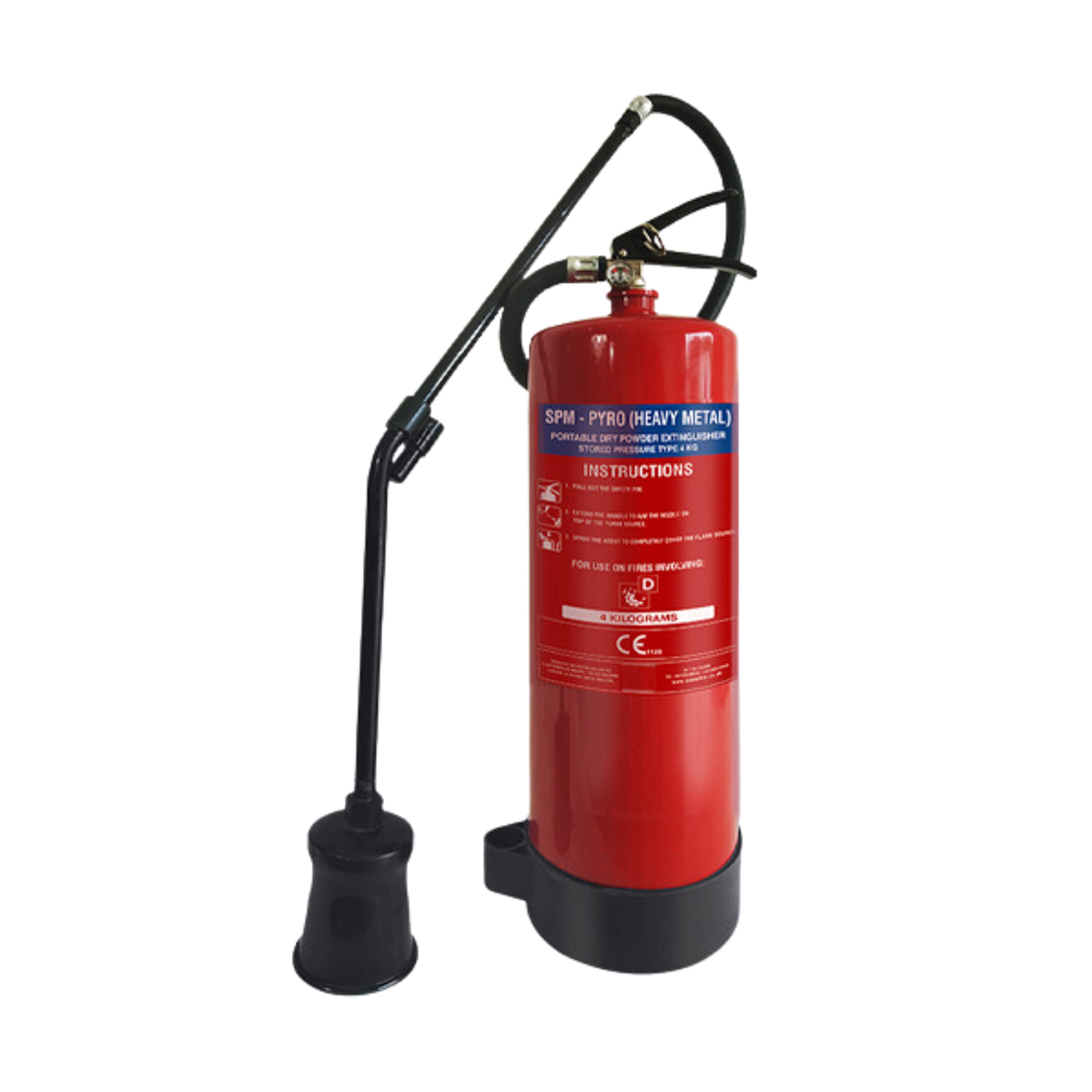Class D Metal Fire Extinguisher Heavy, SPM-PYRO - FireShield