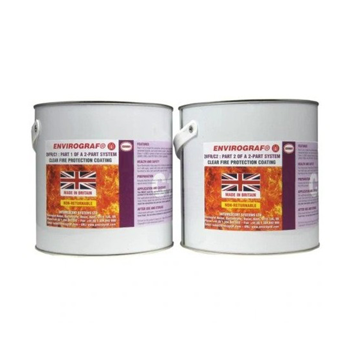 Envirograf QVFR/W White Fire Protection Coating | FPS | Fire Protection ...
