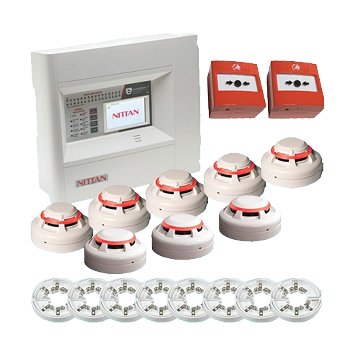 Nittan Evolution Small Install Fire Alarm Kit | EV-KIT-10