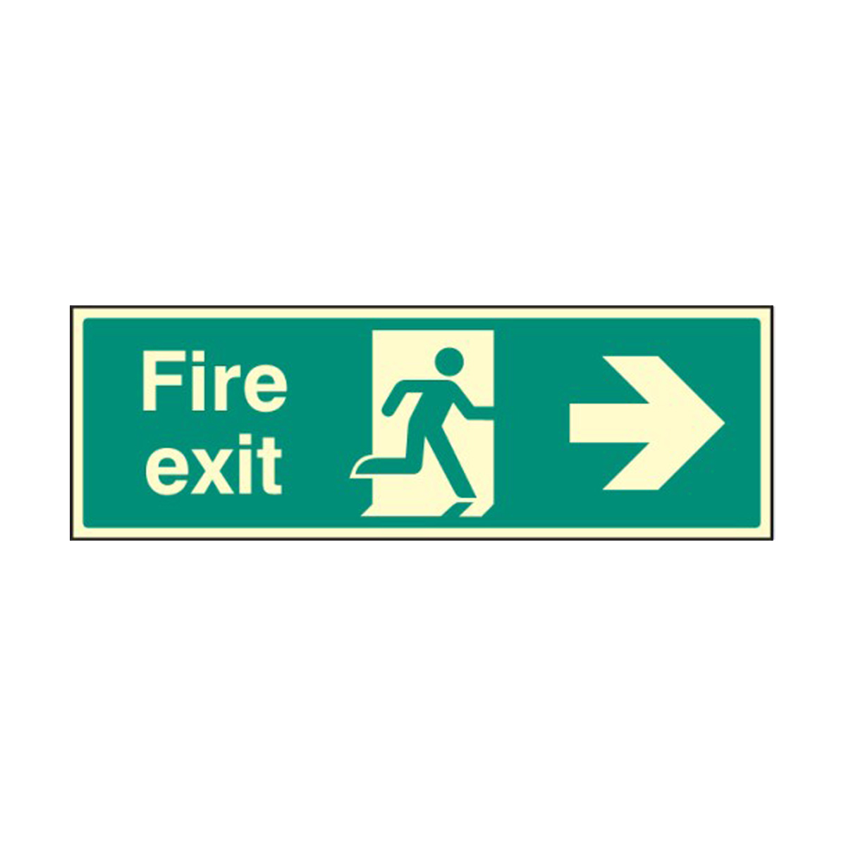 FireShield Fire Exit Signs - Right | Fast UK Shipping