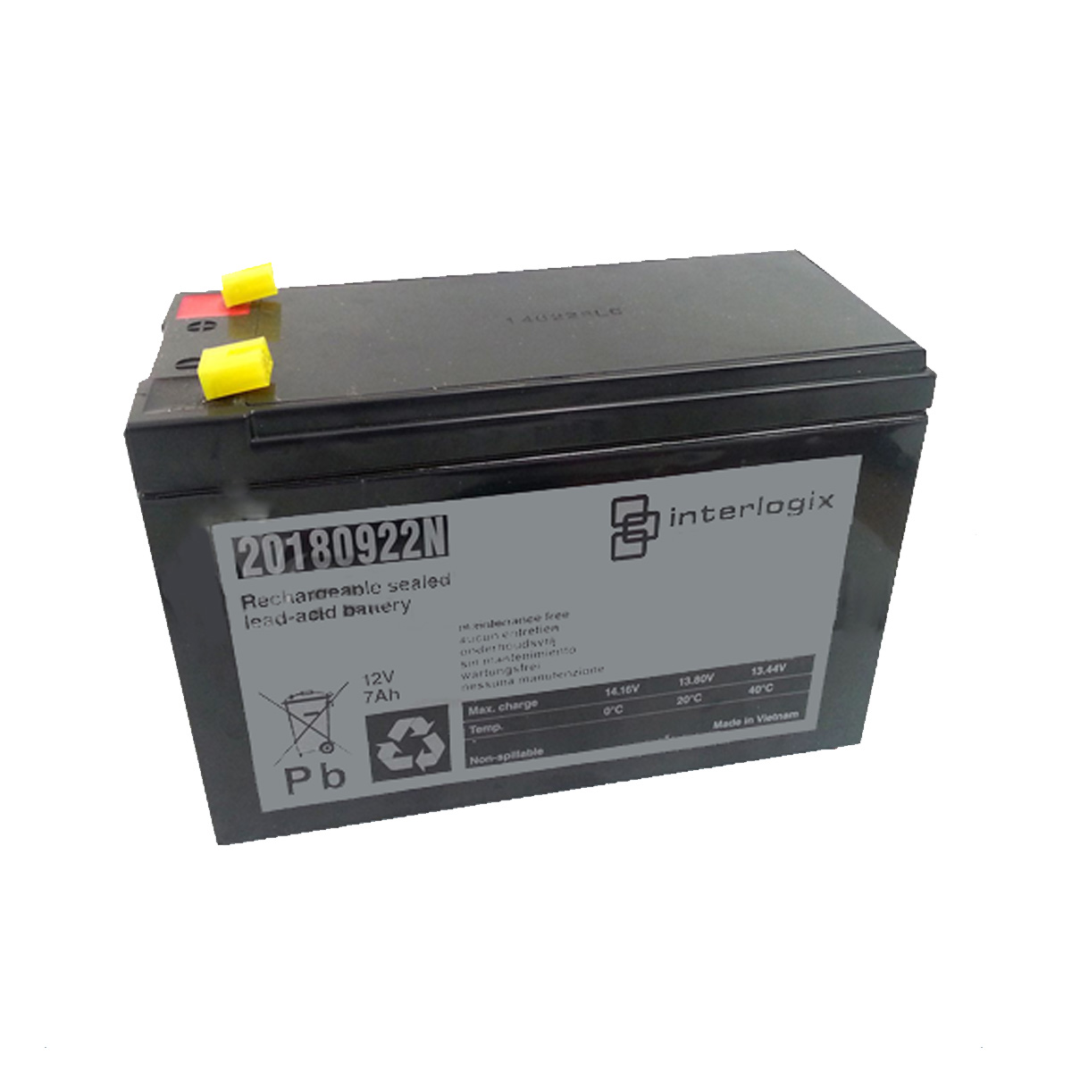 7Ah 12vdc Sealed Lead Acid Battery | Fast UK Delivery