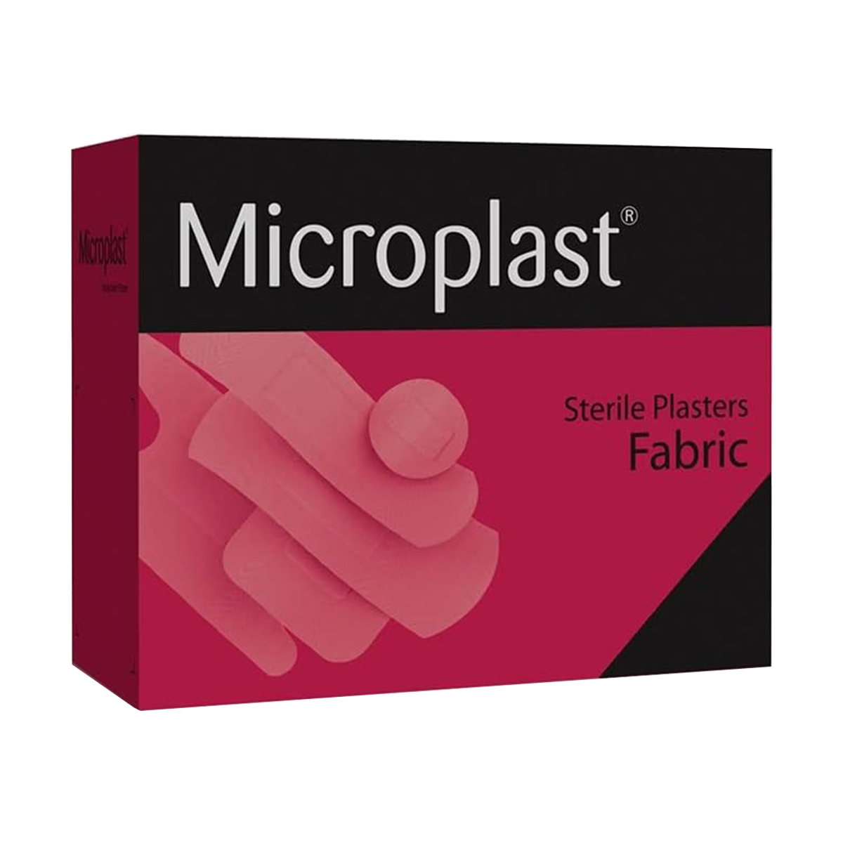 Microplast Fabric Plasters w/ Options. Box of 100 | In Stock