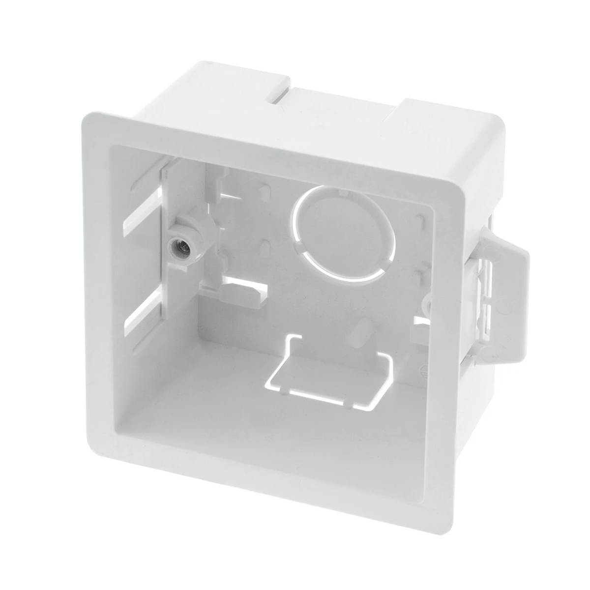 White 1-Gang Thermoplastic Dry Lining Box | Fast UK Delivery