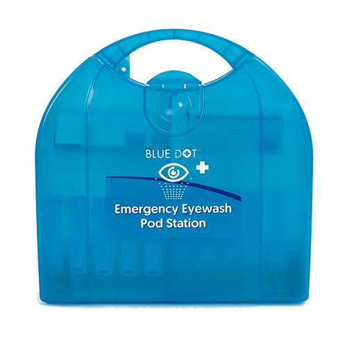 Blue Dot 20ml Emergency Eye Pod Kit With Wall Bracket | Fire Protection ...